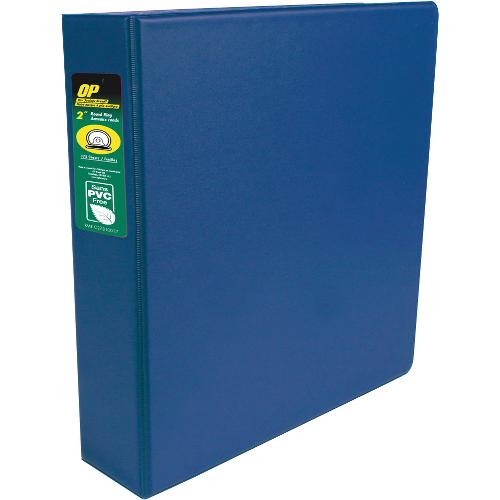 Generic Standard Ring Binder, 2" Binder Capacity - Round Ring Fastener ...